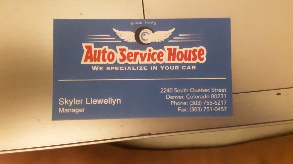 AUTO SERVICE HOUSE - Updated October 2025 - 22 Reviews - 2240 S Quebec ...