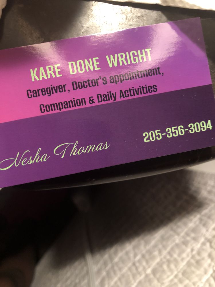 KARE DONE WRIGHT - 14825 Omicron Dr, San Antonio, Texas - Home Health Care - Phone Number - Yelp