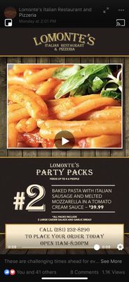 LOMONTE’S ITALIAN RESTAURANT AND PIZZERIA - Updated May 2025 - 453 ...