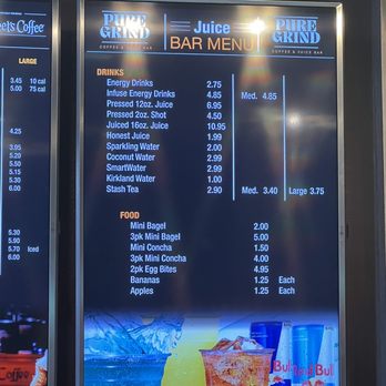 PURE GRIND COFFEE & JUICE BAR - Updated September 2024 - 61 Photos & 17 ...