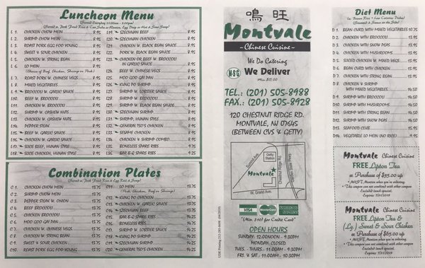 MONTVALE CHINESE CUISINE - Updated December 2025 - 10 Photos & 59 ...