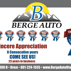BERGE AUTO - 199 E 800th N, Orem, Utah - Car Dealers - Phone Number - Yelp