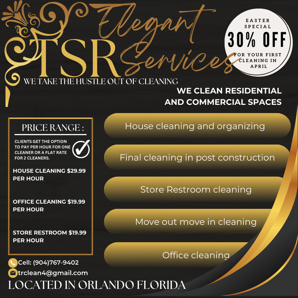 TSR ELEGANT SERVICE - Request a Quote - Orlando, Florida - Office ...