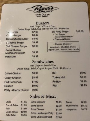 ROPER’S BAR & GRILL - Updated March 2025 - 470 E St, David City ...