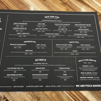 AJ’S PIZZA JOINT - Updated June 2025 - 210 Photos & 76 Reviews - 42 W Plant St, Winter Garden ...