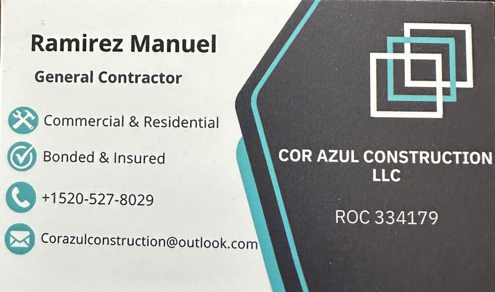 COR AZUL CONSTRUCTION Florence, AZ - Updated November 2024 - Request ...