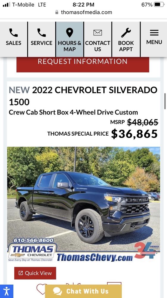 THOMAS CHEVROLET - Updated December 2025 - 35 Reviews - 1263 W ...
