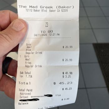 THE MAD GREEK Baker, CA - Updated November 2024 - 2602 Photos & 2193 ...