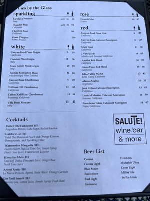 SALUTE WINE BAR AND MORE - Updated December 2025 - 35 Photos & 39 ...