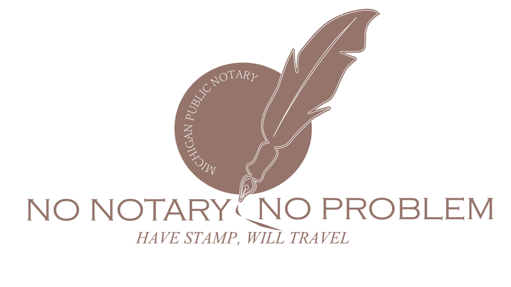 NO NOTARY NO PROBLEM - Updated April 2024 - Lansing, Michigan ...