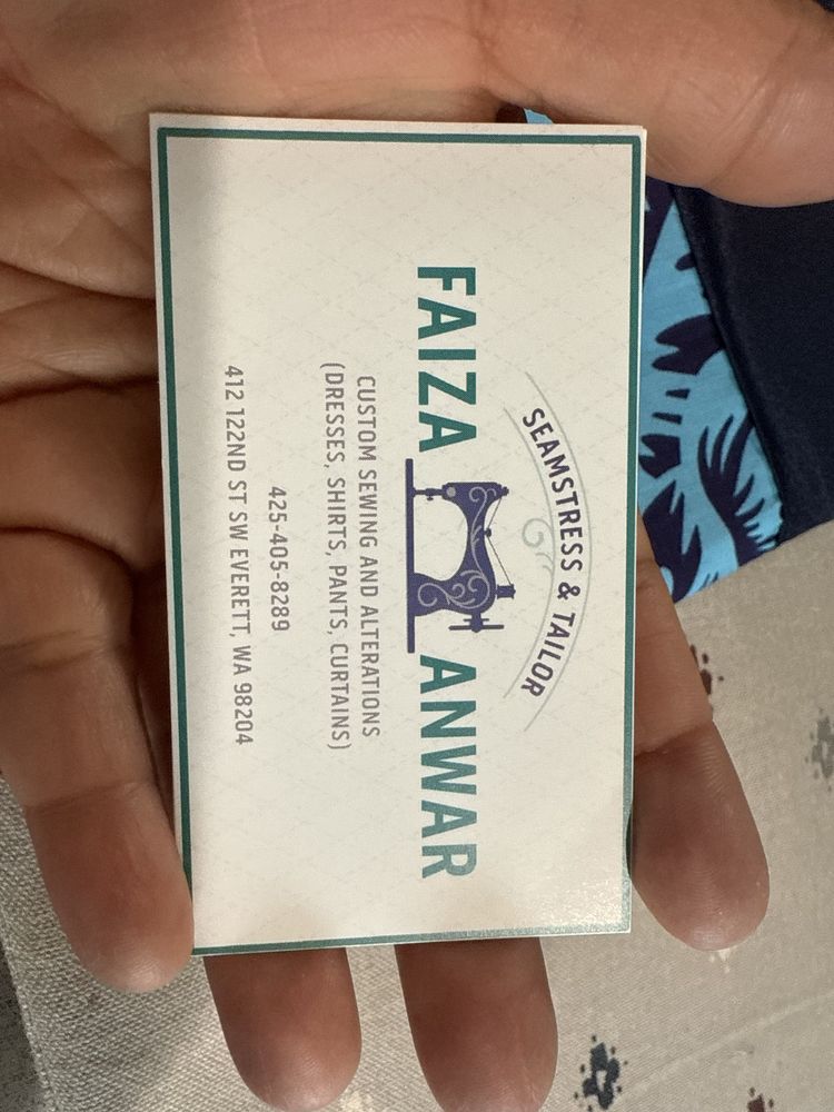 FAIZA ANWAR SEWING & ALTERATION - Updated January 2026 - 412 122nd St ...