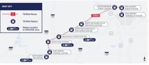 TRINITY METRO TEX RAIL - SMITHFIELD STATION - 6420 Smithfield Rd, North ...