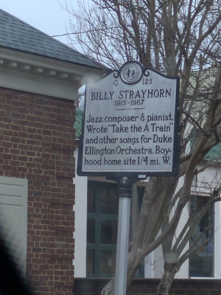 BILLY STRAYHORN HISTORICAL MARKER - Updated February 2025 - 206 US-70 ...