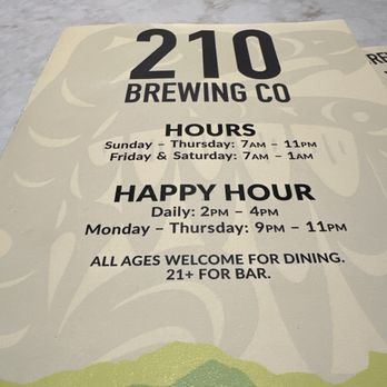 210 BREWING CO - Updated December 2025 - 173 Photos & 109 Reviews ...