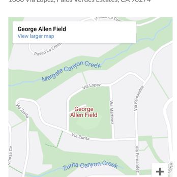 GEORGE ALLEN FIELD - Updated July 2025 - 1600 Via Lopez, Palos Verdes ...