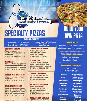 CHETEK LANES EVENT CENTER & PIZZERIA - Updated August 2025 - 695 County ...
