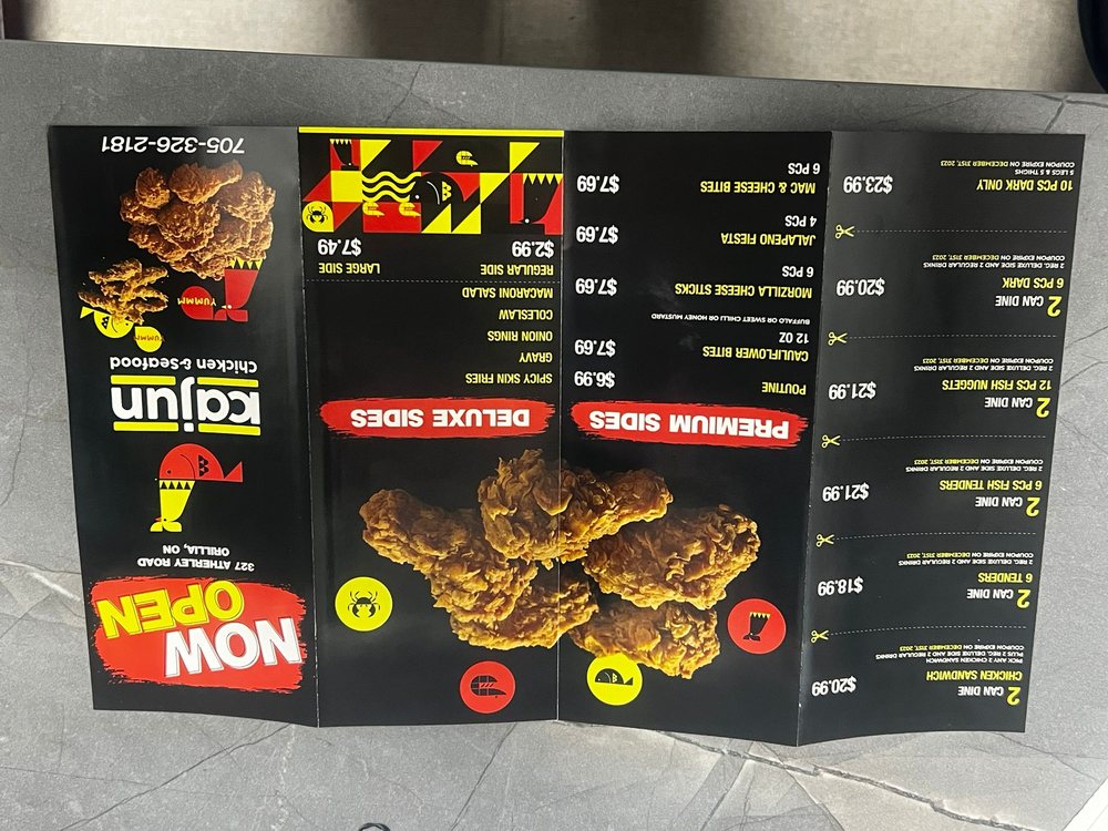 KAJUN CHICKEN & SEAFOOD - Updated November 2025 - 327 Atherley Road ...