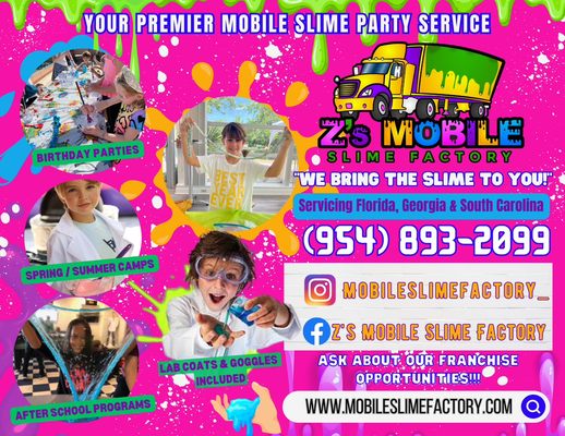Z’S MOBILE SLIME FACTORY - Updated December 2025 - Request Information ...