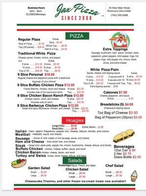 JAX PIZZA - Updated May 2025 - 14 Reviews - 26 W Main St, Richmond ...