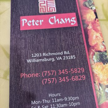 PETER CHANG - Updated December 2025 - 287 Photos & 395 Reviews - 1203 ...