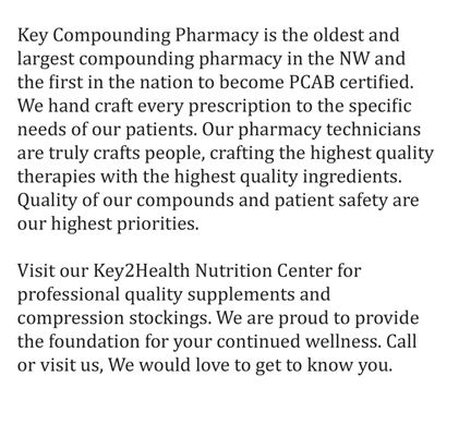 KEY COMPOUNDING PHARMACY - Updated December 2025 - 26 Reviews - 530 S 336th St, Federal Way ...