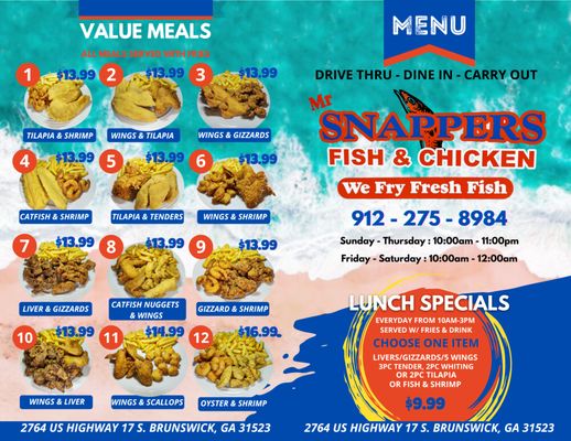MR SNAPPERS FISH & CHICKEN - Updated July 2024 - 54 Photos & 38 Reviews ...