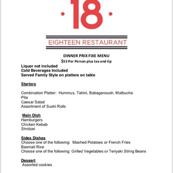 EIGHTEEN RESTAURANT - Updated November 2025 - 47 Photos & 90 Reviews ...