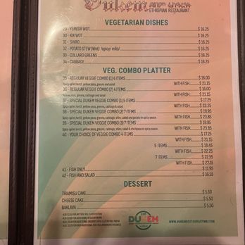 DUKEM ETHIOPIAN RESTAURANT - Updated December 2025 - 160 Photos & 315 ...