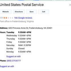U S POST OFFICE - 44 Reviews - 600 Princess Anne St, Fredericksburg ...