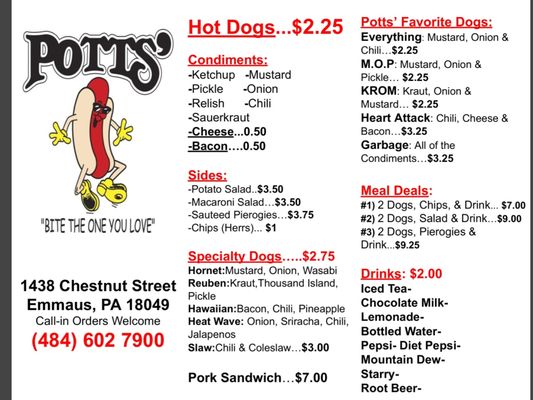 POTT’S HOT DOGS - Updated June 2026 - 24 Reviews - 1438 Chestnut St ...