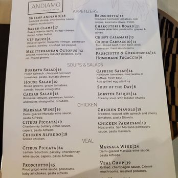 ANDIAMO ITALIAN GRILL - Updated November 2024 - 390 Photos & 345 ...