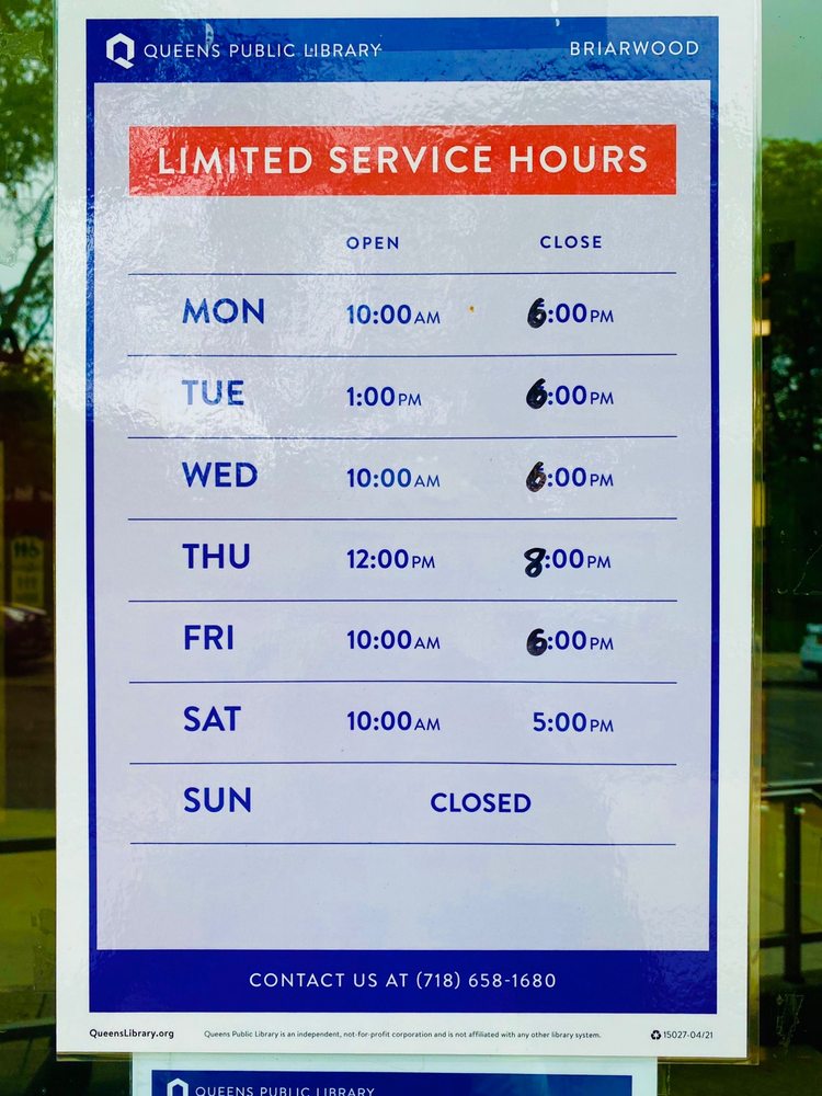 QUEENS PUBLIC LIBRARY - BRIARWOOD - Updated July 2025 - 13 Photos & 14 ...