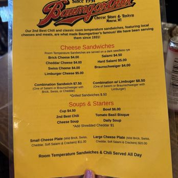 BAUMGARTNER’S CHEESE STORE & TAVERN - Updated January 2026 - 250 Photos ...