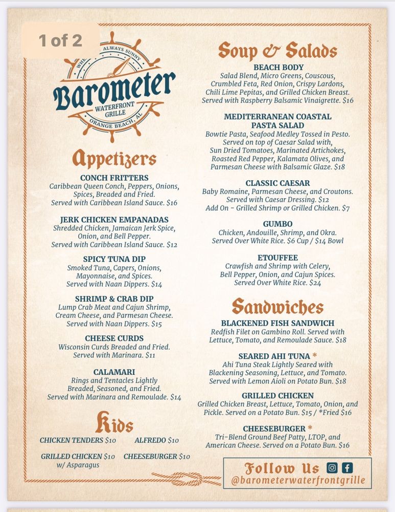 BAROMETER WATERFRONT GRILL - Updated March 2025 - 19 Photos - 27842 ...