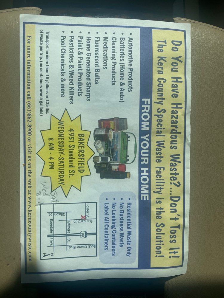 KERN COUNTY SPECIAL WASTE FACILITY - Updated December 2025 - 4951 ...