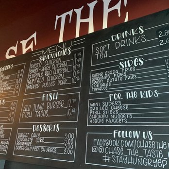 CHASE THE TASTE - New American Restaurant at 10771 Gateway Blvd S, El ...