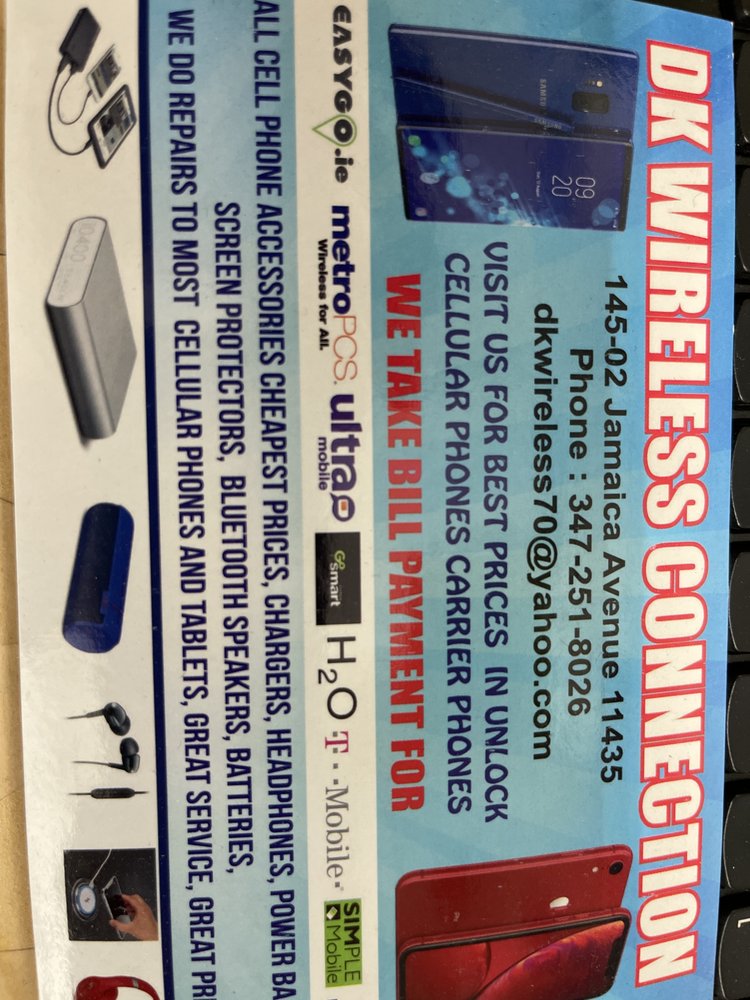 DK WIRELESS CONNECTION - Updated January 2025 - 14502 Jamaica Ave ...