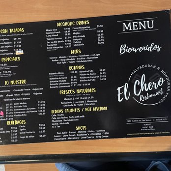 EL CHERO RESTAURANT - Updated April 2025 - 1832 Hubbell Ave, Des Moines ...