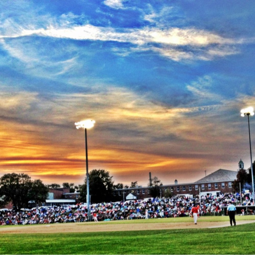 Nice Baseball Fields Sunset