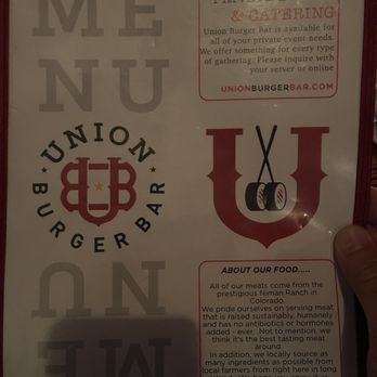 UNION BURGER BAR - Updated May 2025 - 120 Photos & 135 Reviews - 40 ...