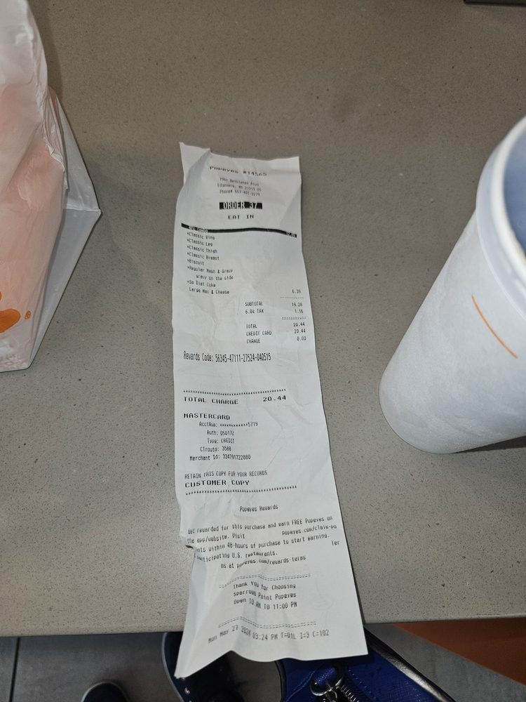 POPEYES CHICKEN - Updated May 2024 - 7301 Bethlehem Blvd, Edgemere ...