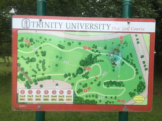 TRINITY UNIVERSITY DISC GOLF COURSE - Updated July 2025 - 1 Trinity Pl ...