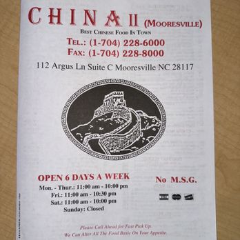 CHINA II MOORESVILLE - Updated November 2025 - 25 Photos & 39 Reviews ...