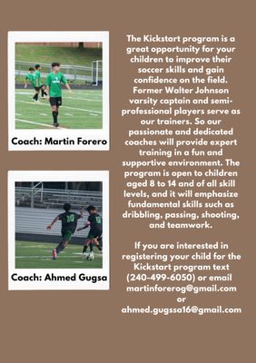 KICKSTART SOCCER SUMMER CAMP | 4140 Wexford Dr, Kensington, Maryland ...