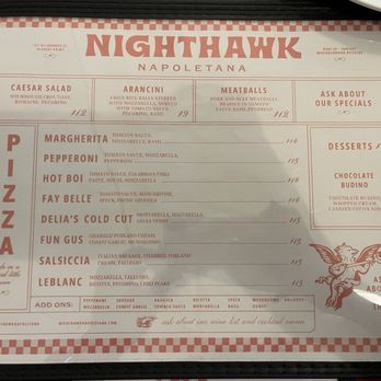 NIGHTHAWK NAPOLETANA - Updated June 2025 - 40 Photos & 34 Reviews - 141 Delaronde St, New ...