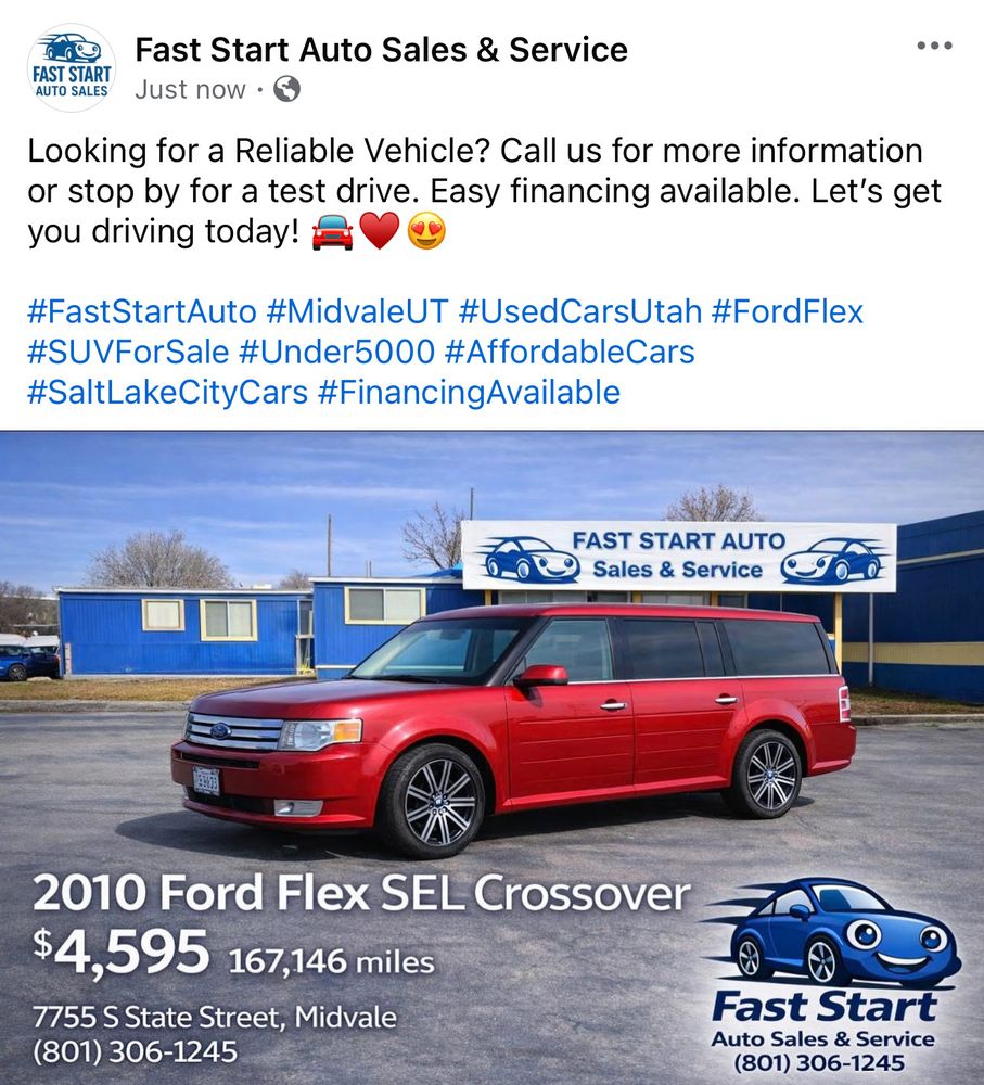 FAST START AUTO SALES & SERVICE - Updated May 2026 - 12 Photos - 7755 S ...