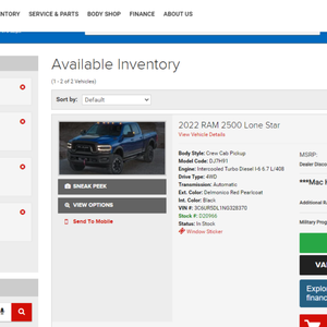 Car Dealers - MAC HAIK DODGE CHRYSLER JEEP RAM - 94 Photos & 128 ...