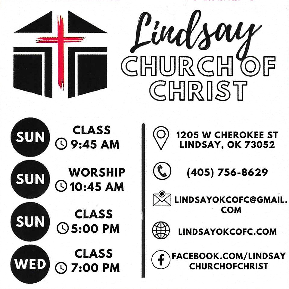 LINDSAY CHURCH OF CHRIST - Updated December 2025 - 1205 W Cherokee St ...