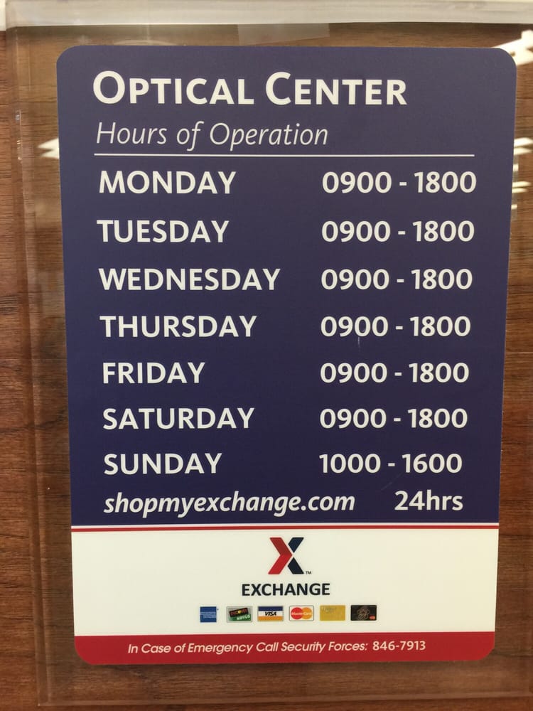 VISTA OPTICAL INSIDE SELECT MILITARY EXCHANGES - Updated May 2026 ...