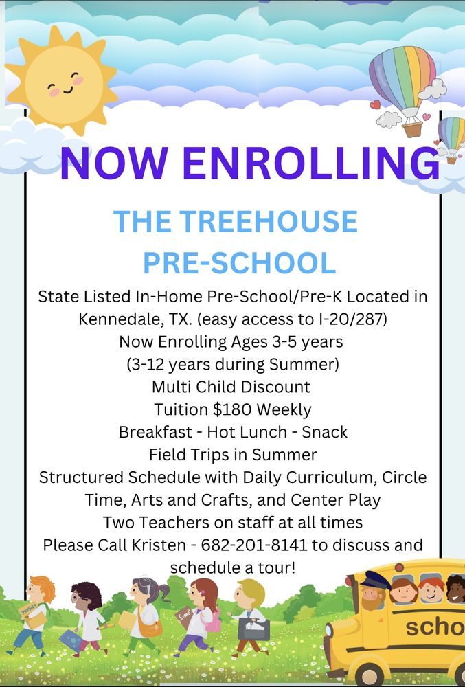 THE TREEHOUSE PRESCHOOL - 23 Photos - 360 Daleview Dr, Kennedale, Texas ...